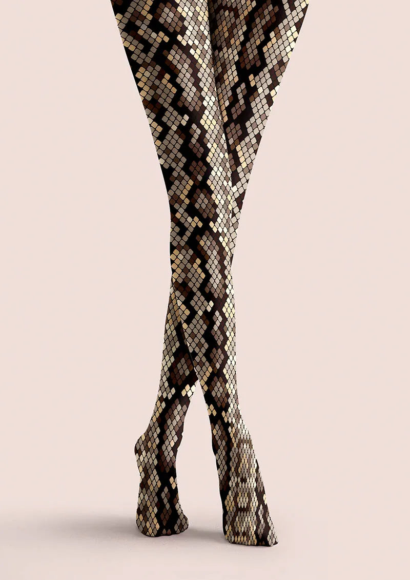 Venom Kiss Tights – Dark Style Artistic Pantyhose | Viken Plan – VikenPlan