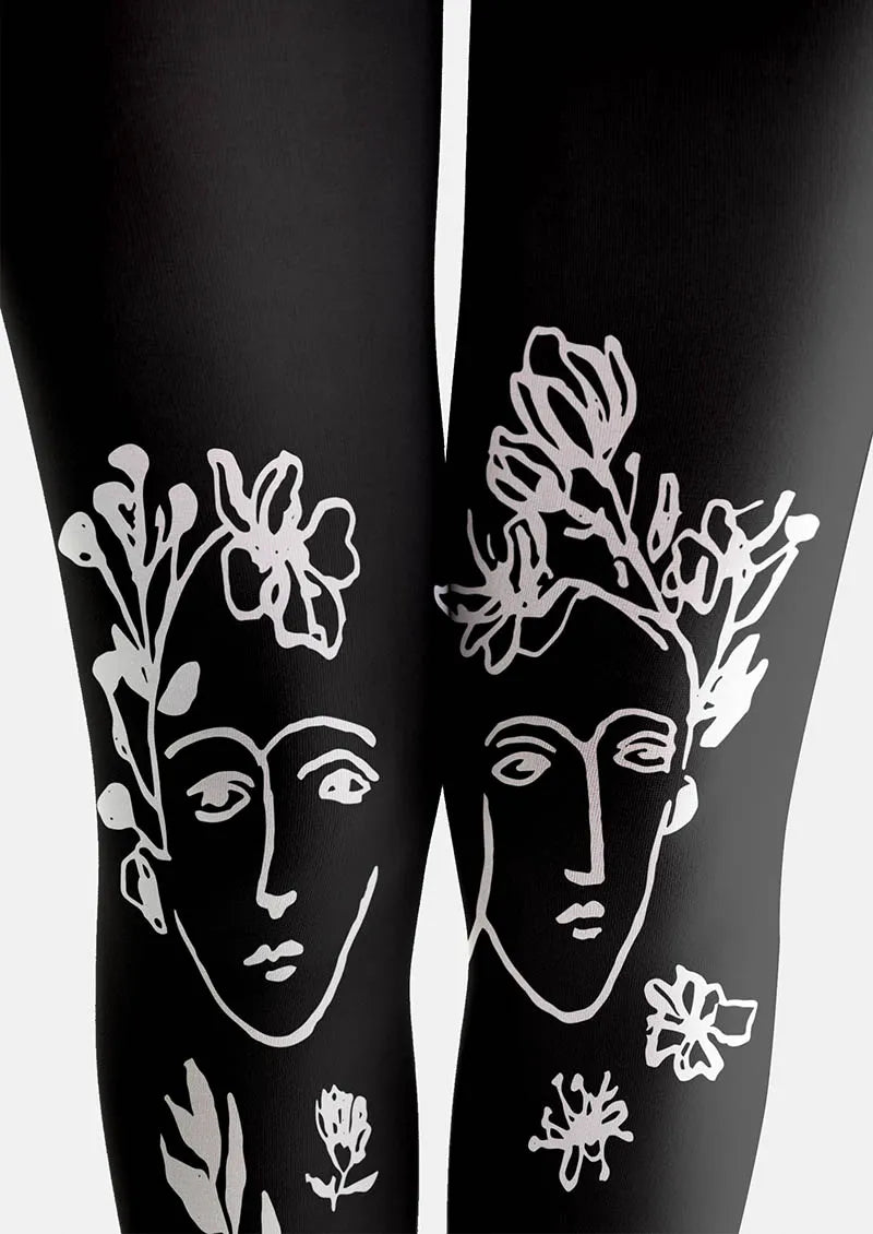 Mono Promise Tights – Fun Art Graphic Pantyhose | Viken Plan – VikenPlan